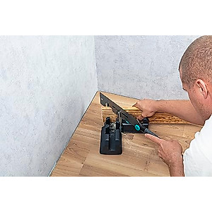 wolfcraft 6948200 Bevel and Mitre Box for 100 mm High Boards, Black