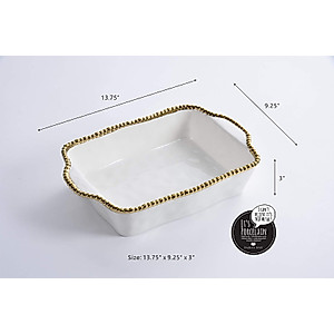 Pampa Bay Titanium Baking Dish (Rectangular, Golden Salerno)