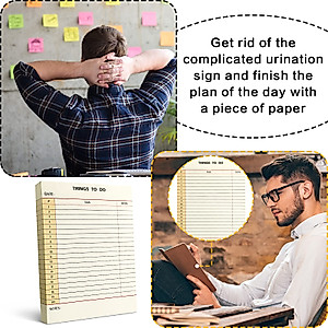 300 Sheets Library Card To Do List Notepad Things To Do Memo Writing Pad Daily Reminder Planner Notebook Office List Planning Project Homework Pad for Daily Task, 6 x 8 Inches
