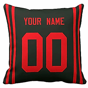 ANTKING Throw Pillow 2 Packs Custom Any Name and Number for Men Youth Boy Gift