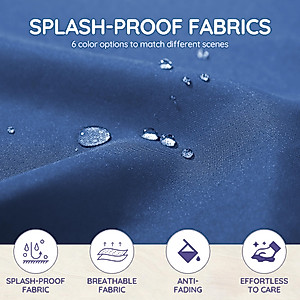 Sutteles Deep Seat Patio Cushions, Outdoor Chair Cushion Set, Patio Furniture Cushion with Removable Cover, Suitable for Patio Outdoor Furniture 24 x24 in (Navy)