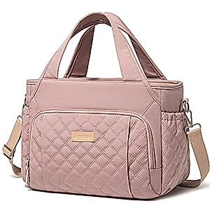 Artelaris Lunch Bag for Women, Insulated Lunch Box for Work, Large Leakproof Cooler with Side Pockets and Removable Shoulder Strap Women's Lunch Bag, Picnic School Beach Cute Lunch Bags
