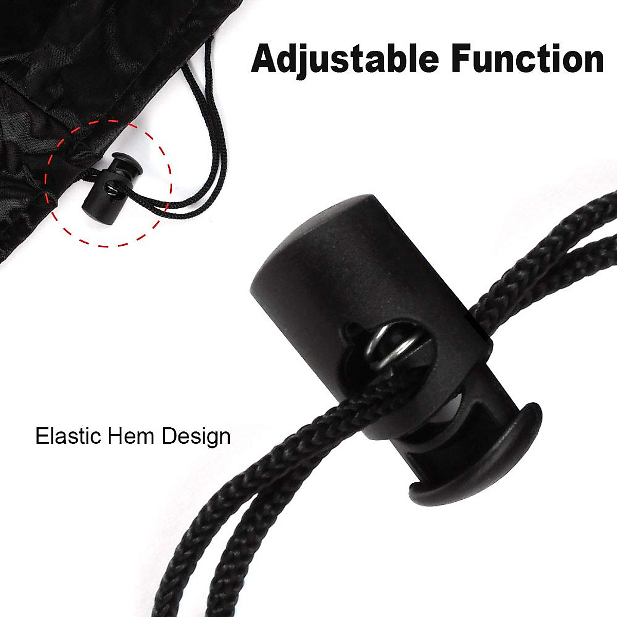 Thten Lawn Mower Cover,Waterproof Heavy Duty Push Mower Covers,Dust UV Protection,Secure Draw String and Large Size for Universal Fit with Drawstring & Storage Bag,Oxford 600D