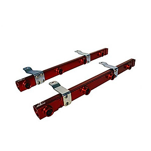 Aeromotive 14110 Billet Fuel Rails for 1999-2004 Ford 5.4L Lightning and Harley F-150, Red