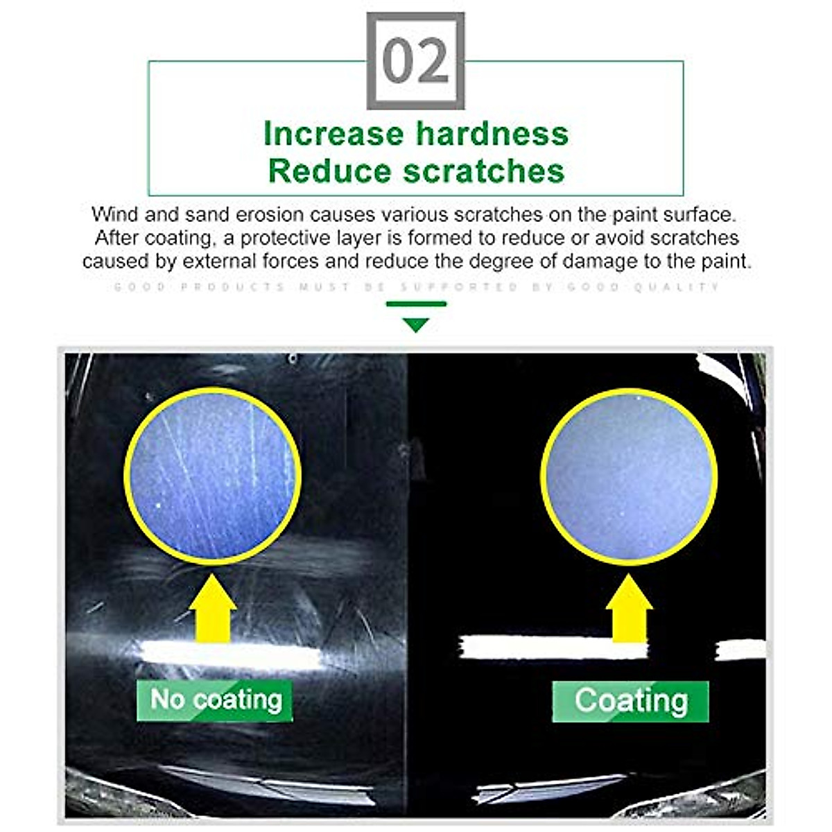 Malcm 2022 Nano Ceramic Coated Spray, Ultimate Ceramic Coating Spray - Washless Car Polish Super Hydrophobic Polish & Polymer Paint Sealer Details-300ML