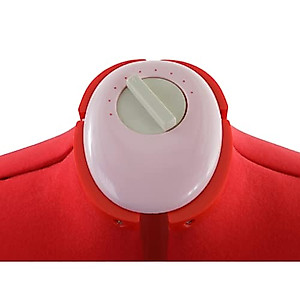 SINGER | Adjustable Red Dress Form, Fits Sizes 4-10, Foam Backing for Pinning, 360 Degree Hem Guide - Sewing Made Easy