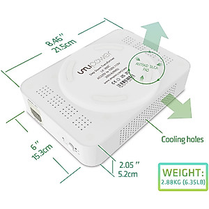 UMI Step Down Voltage 220v to 110v Converter, Travel Power Converter 220V to 110V 300W, Good Transformer for Overseas, Step Down Power Voltage Converter 220V to 110V - US to Europe Voltage Converter