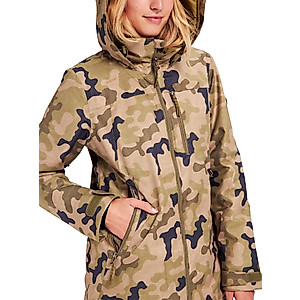 Burton Women's Standard Lelah Jacket, Martini Olive Terra Camo, Medium