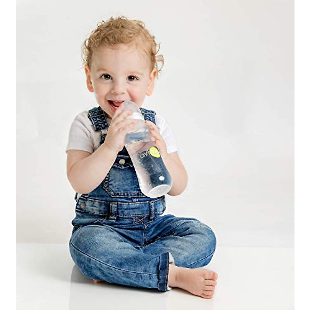 Avima 10 oz Anti Colic Baby Bottles, BPA Free, Standard Neck with Medium Flow Nipples (Set of 8)