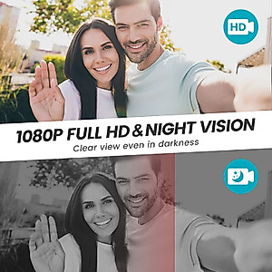 XTU Doorbell Camera with Chime, Video Doorbell Wireless with Motion Zones Customization, Voice Changer, PIR Human Detection, No Monthly fees, Battery-Powered Smart WiFi Doorbell for Home Security