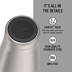 THERMOS ICON SERIES, Stainless Steel Tumbler, Matte Stainless Steel, 16 oz