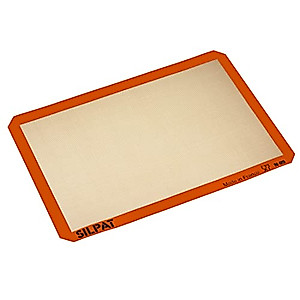 Silpat Premium Non-Stick Silicone Baking Mat, Half Sheet, Cream