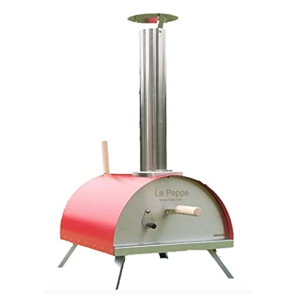 WPPO LLC Le Peppe Portable Wood-Fired Pizza Oven- #1 Seller Black