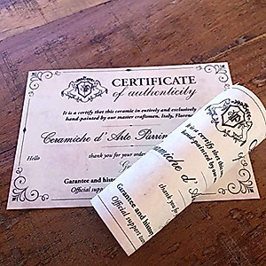 CERAMICHE D'ARTE PARRINI - Italian Ceramic Serving Appetizer Tray Baguette Decorated Grape Hand Painted Made in ITALY Tuscan