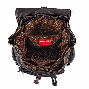 Montana West Backpack Purse for Women Trendy Satchel Backpack Washed Leather Drawstring Daypack for Casual Travel