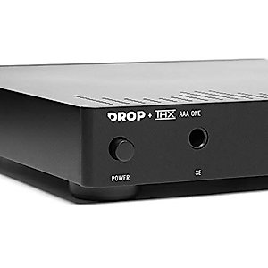 Drop THX AAA ONE Headphone Amplifier - Desktop Amp with Single-Ended RCA Inputs and Preamp Output, Black
