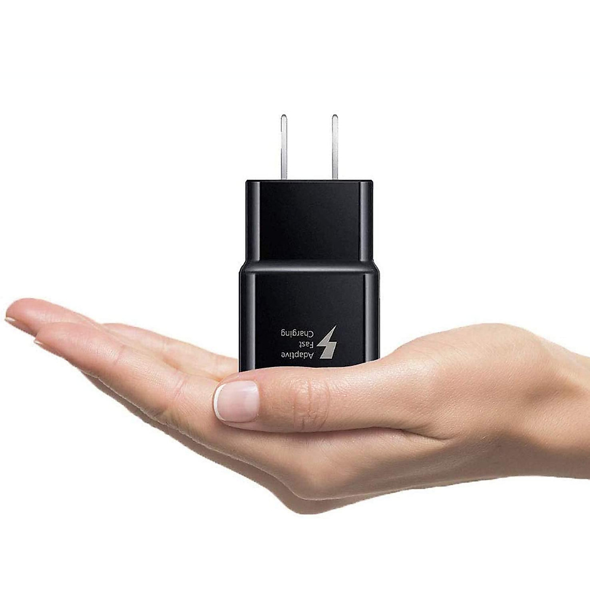 Adaptive Fast Wall Adapter Micro USB Charger for Oppo A15s Bundled with UrbanX Micro USB Cable Cord 4ft Super Fast Charging Kit - 2 Items - Black