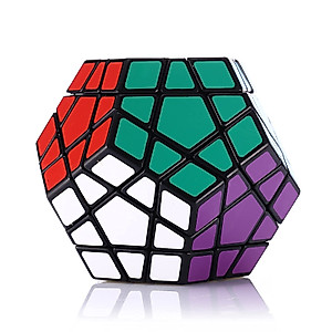 Dreampark 3x3 Megaminx Speed Cube Puzzle Toy, Black