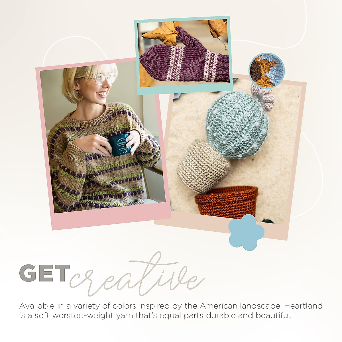 Lion Brand Yarn 136-122 Heartland Yarn, Grand Canyon