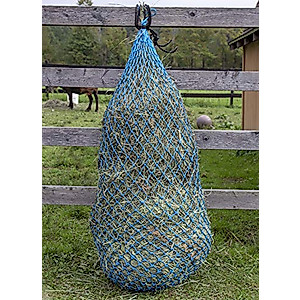 Derby Originals Eager Feeder 56" and 42" Large Slow Feed Hanging Horse Hay Nets with 1.5” Openings