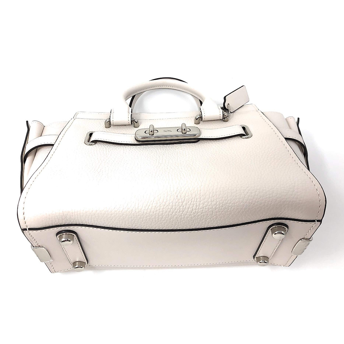 Coach Swagger Carryall 27 in Pebble Leather (SV/CHALK)