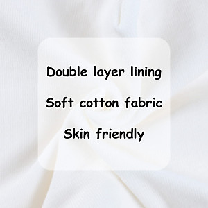 Bamery Winter Little Girls' Beanie Hat Cute Toddler Girl Knitted Hat Cotton Warm Hats for Under 6 Years (Rectangular Flower White, S/0-6m)