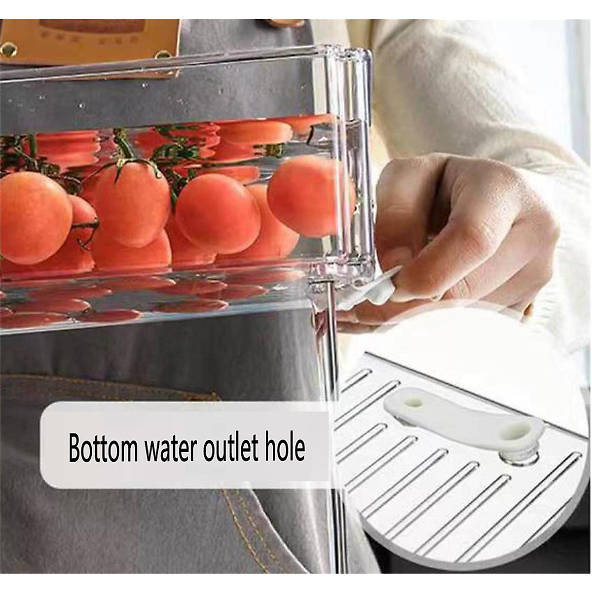 Yustuf 10-pack Clear Stackable Refrigerator Organizer Bins with 4 liners, Plastic Pantry Organization and Storage Bins with lids Vegetable Fruit Storage Containers for Fridge