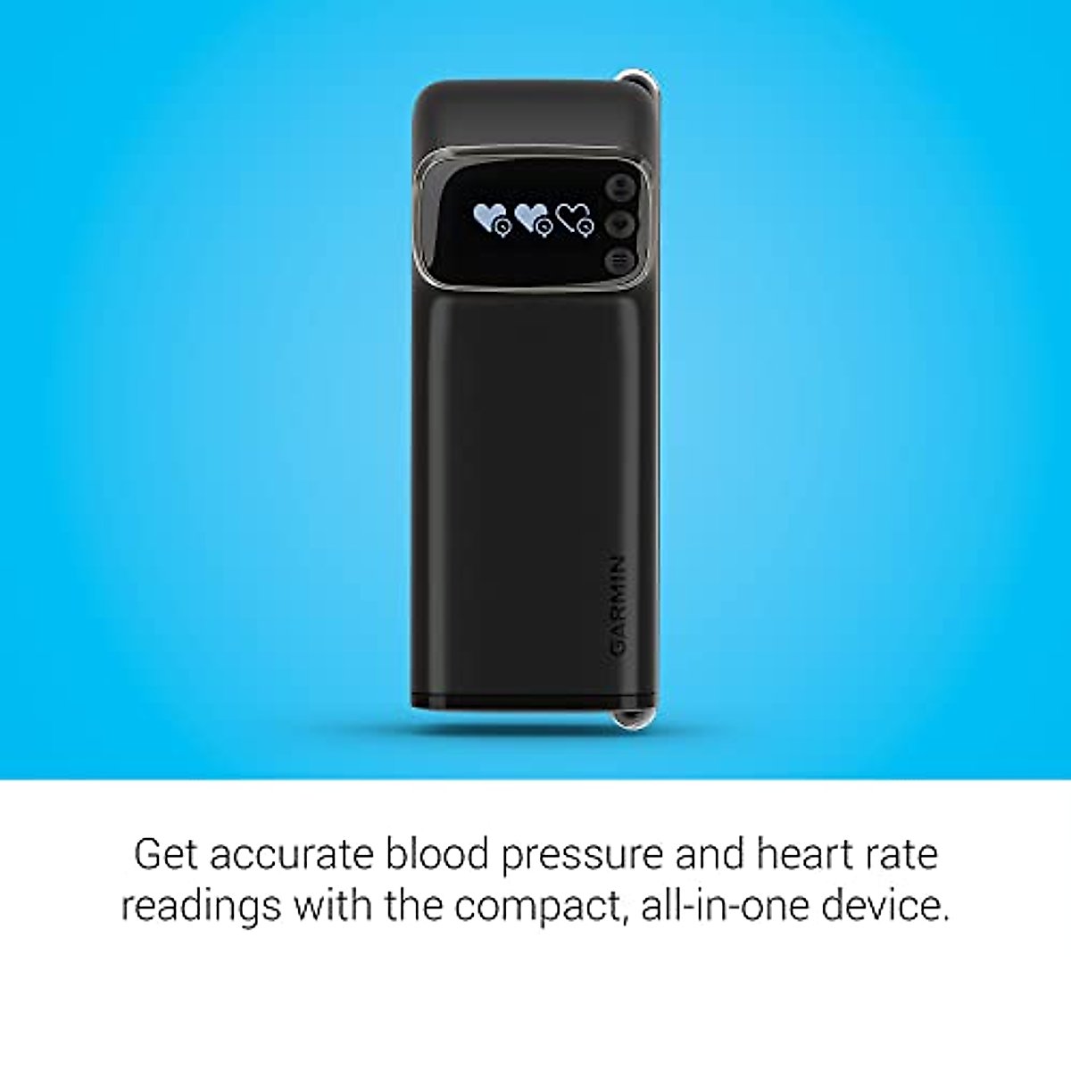 Garmin Index™ BPM, Smart Blood Pressure Monitor, FDA-Cleared Medical Device, Easy-to-Use with Built-in Display