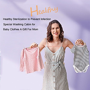 WHYATT Portable Washing Machine and Dryer Combo, 9L Small Collapsible, for Apartments, Dorm, Camping, RV, Travel Laundry