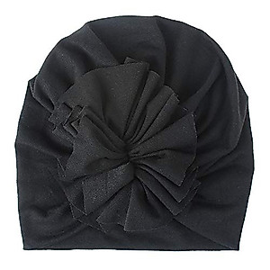 OVOY Newborn-Turban Hospital-Hat Nursery Headwrap (Baby Floral Hospital Hat-6pcs, One_Size)