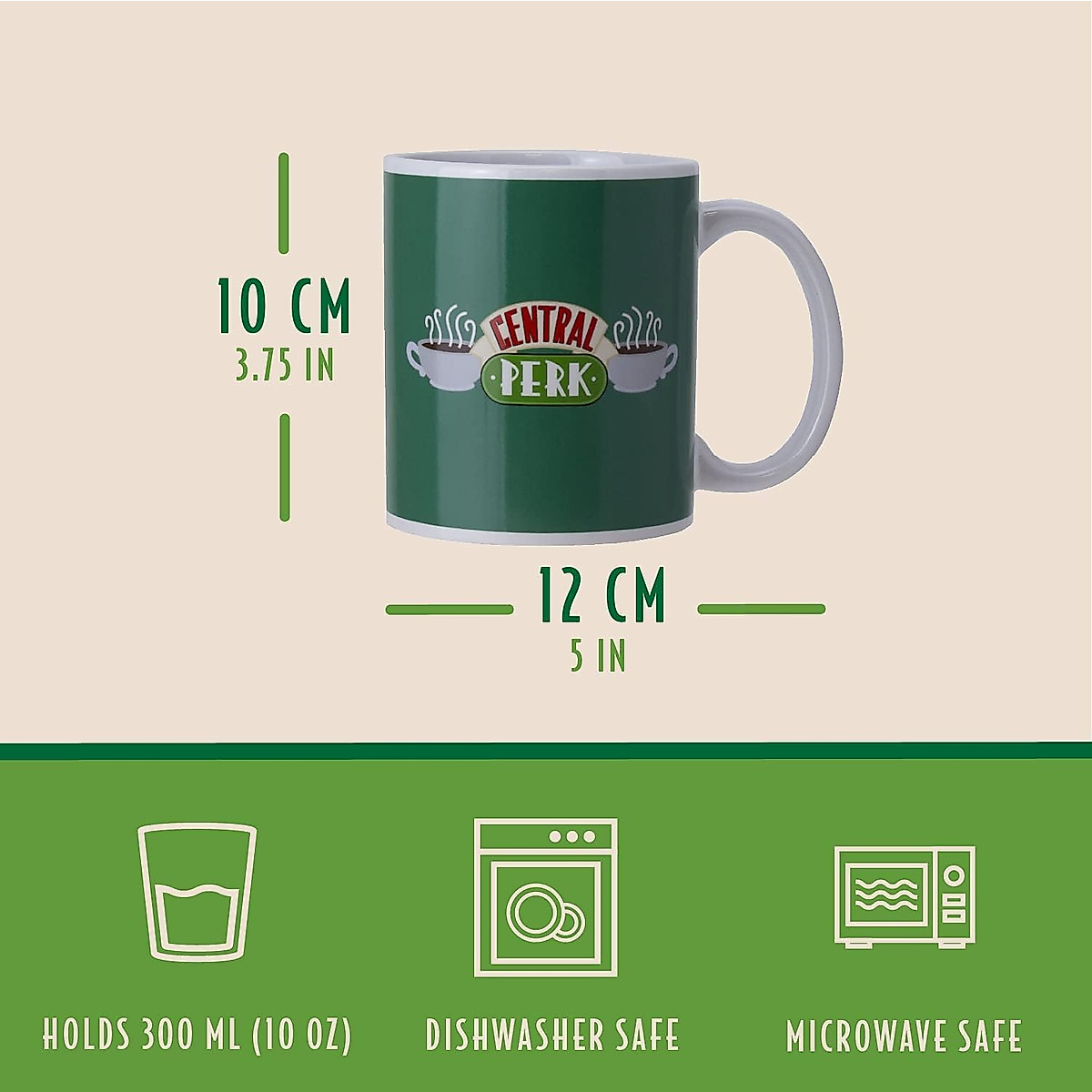 Paladone Friends Mug and Apron Gift Set Officially Licensed Merchandise