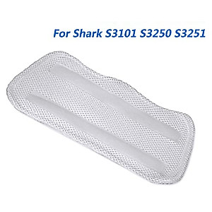 10 Pack Replacement Washable Cleaning Steam Mop Pads Compatible with Shark S3101, S3102, S3250, S3251, SK115, SK140, SK141, SK410 Series Steam & Scrub All-in-One Hard Floor Steam Mop
