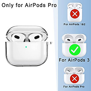 13in1 Clear Case for AirPods 3 Case Cover Accessories Set Kit, TPU Soft Silicone Protective Case for AirPods 3rd Generation Case with Keychain Compatible with Apple Air Pod 3 Gen Case Transparent