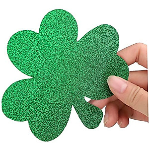 Easter Streamers,Clover Banner Decor Easter Party Supply Wall Hanging Decoration Shamrock Clover Garland Banner 1Set