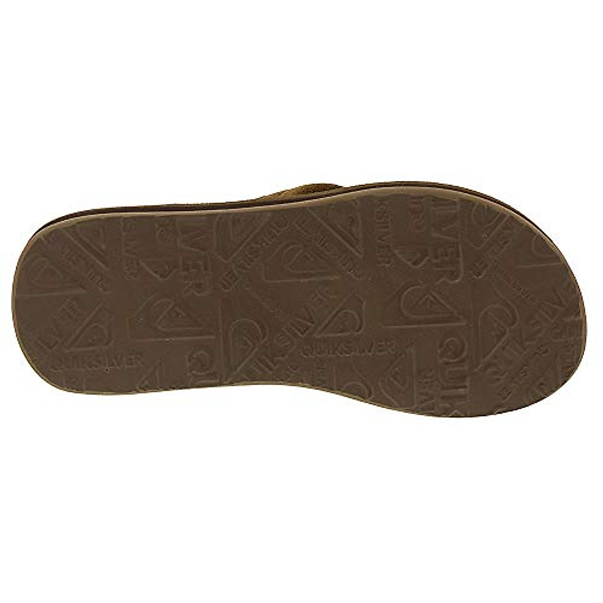Quiksilver boys Carver Suede Youth Kids Flip Flip Sandal, Tan - Solid, 3 Little Kid US