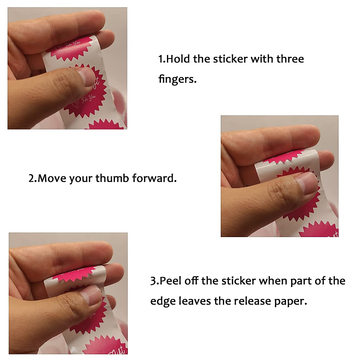 1.5 Inch 500 Pieces Small Business Stickers, Starburst Shaped “Free Gift” Sticker Small Business Freebies Self-Adhesive Labels for Customer Appreciation Prize Winner Handmade Packaging Supplies