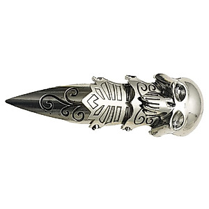 Holibanna Mens Knuckle Joint Full Finger Double Ring Punk Activity Ring Rock Gothic Rings Jewelry for Women Mens
