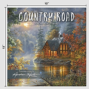 2023 Country Road by Abraham Hunter Wall Calendar