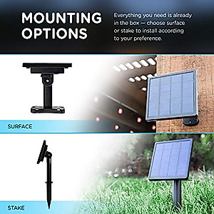 Enbrighten 45982 USB Solar Panel, Portable, Weather Resistant, Sun Power, Lightweight, Energy Efficient, 49582, Black