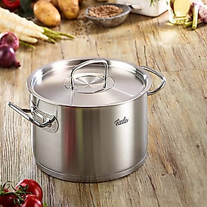 Fissler Original-Profi Collection 2019 Stainless Steel Tall Stock Pot, 5.5 Quart