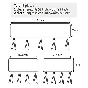 Vjningu Crib Rail Cover, Baby Bed Soft Edge Protector, Wrapped Rail Cover 3 Pcs (One Set) Anti-Collision Strip Corner Cover for Child Bed Protection(Khaki)