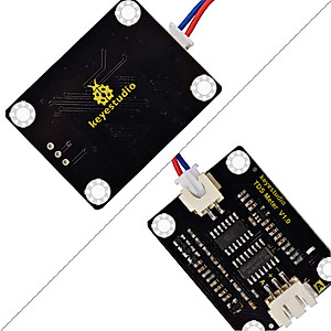 KEYESTUDIO TDS Meter Probe Water Quality Monitoring V1 Sensor Module with XH2.54-3Pin Jumper Wire Connector for Arduino