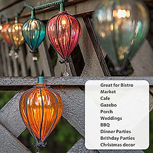 11FT String Lights with 10 Bulbs Backyard Patio Lights String Lights,Hanging Indoor/Outdoor String Lights for Bistro Tents Market Cafe Gazebo Porch Letters Party Deco