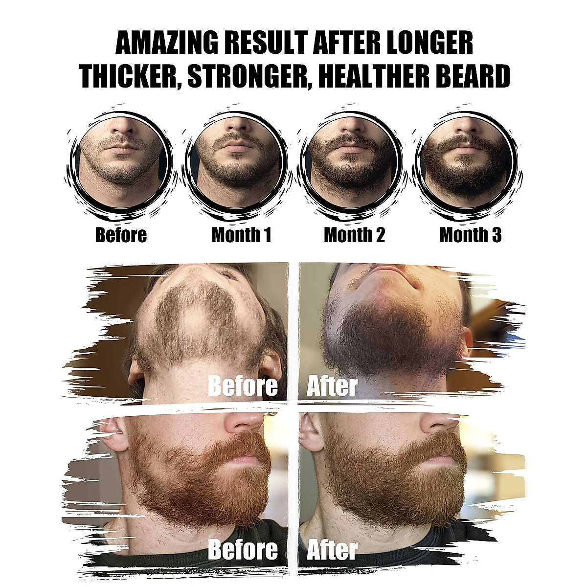 Beard Kit for Men Grooming & Care with 2 Pack Beard Oils, Balm, Wash & Conditioner for After Shave Lotions-Sandalwood, Brush, Combs, Scissors, Valentine's Day Christmas Fathers Gifts for Dad Men Him