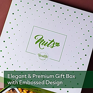 NUTS U.S. - Dried Fruits and Nuts Gift Basket | 9 Variety Healthy & Fresh Assorted Nuts Gift Box | Valentine`s Day - Birthday - Anniversary - Corporate Gift | Gourmet Sweet & Salty Food Gift Set