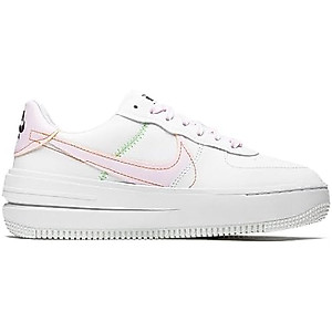 Nike Air Force 1 Platform White/Pearl Pink-Opti Yellow Womens Size 9