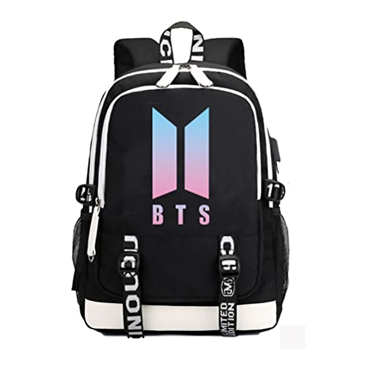 WZCSLM backpack,Travel Business Anti Theft Slim Durable Laptops Backpack with Audio Cable USB Charging Port (black)