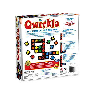 MindWare | Qwirkle UK Edition (New) | Board Game | Ages 5+ | 2-4 Players | 45 Minutes Playing Time