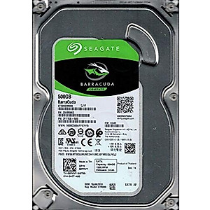 Seagate Barracuda ST500DM009 500 GB Hard Drive - SATA (SATA/600) - 3.5" Drive - Internal - 7200rpm - 32 MB Buffer-RoHS Compliance (Renewed)