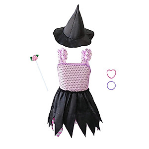 Jeowoqao Girls Dress up Trunk Princess Set, 24Pcs Pretend Play Costume Set, Fairytale, Supergirl, Princess, Rainbow Girls Costume for Toddler/Little Girls Ages 3 4 5 6 Years